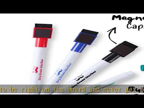 Mr. Pen- Magnetic Dry Erase Whiteboard, 12" x 8.3", Magnetic Dry Erase Board Sheet with 4 Dry Erase