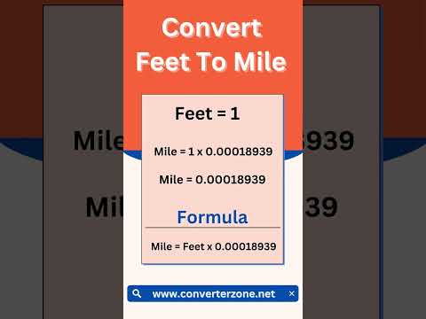Convert Feet To Mile
