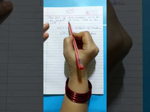 The HCF of two numbers is 3.If the product is 270,what is the LCM ?. #math , #yt ,# LCM,#cbse .