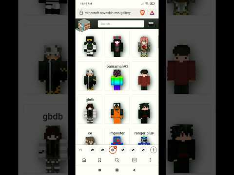 How to equip skins in Minecraft easy in google | nova skin minecraft l make own skin l #minecraft
