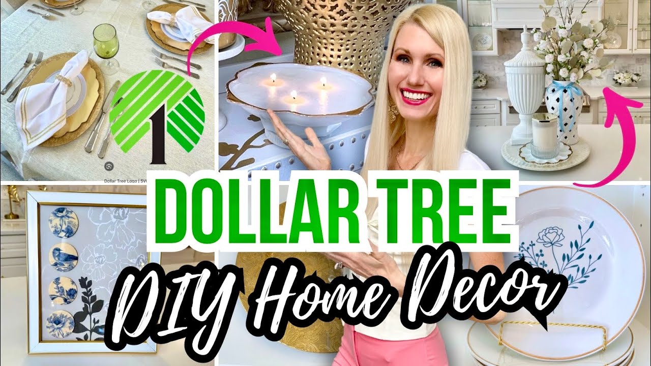 *DOLLAR TREE* HOME DECOR DIYS! HIGH END DECOR PROJECTS & IDEAS For LESS!