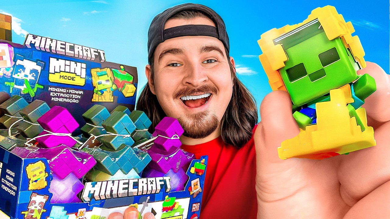 Opening Minecraft Sword Mystery Toys!
