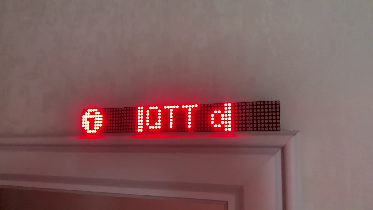 wLed pixel led MQTT panel for home automation