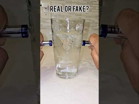 WATER TORNADO WITH BATTERIES | REAL OR FAKE? ##diyprojects #science #experiment