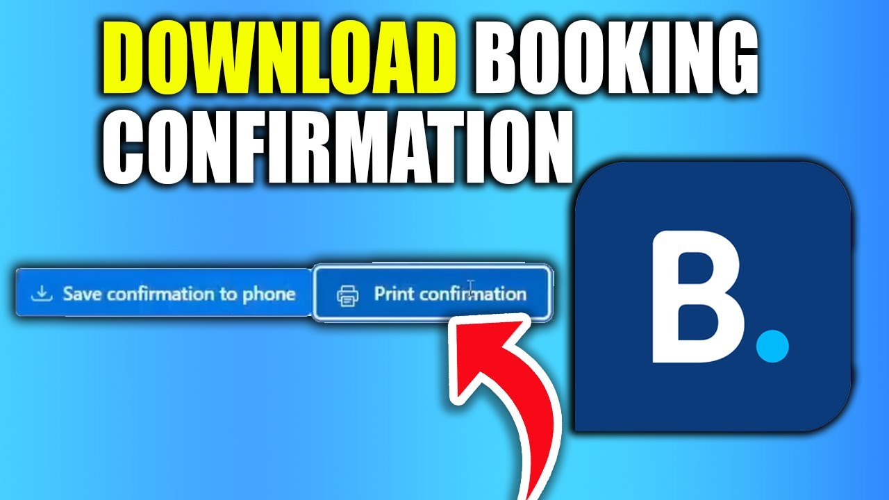 How To Download Booking Confirmation From Booking.Com