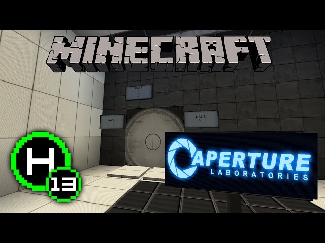 Aperture Science Minecraft Testing Initiative Minecraft Map