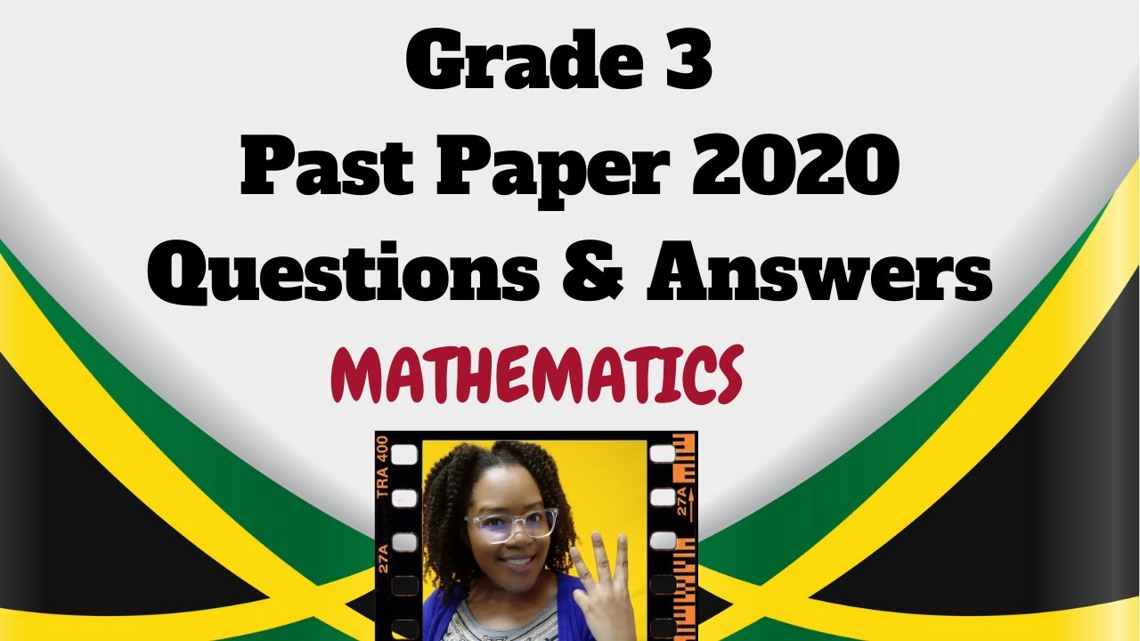 Grade 3 Past Paper Questions & Answers || 2020 MoEYI Diagnostic Test || Mathematics