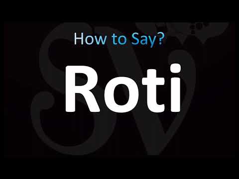 How to Pronounce Roti (CORRECTLY!)