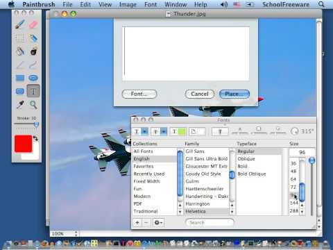 Paintbrush Tutorial - Free Paint Software For The Mac - MS Paint Alternative