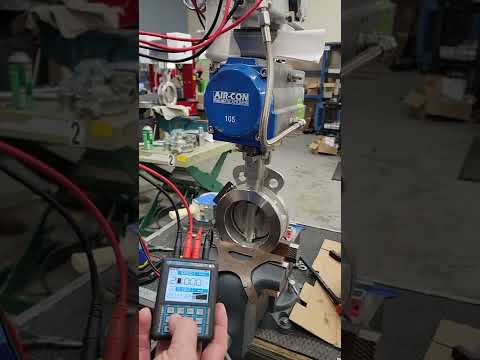 butterfly valve with feedback