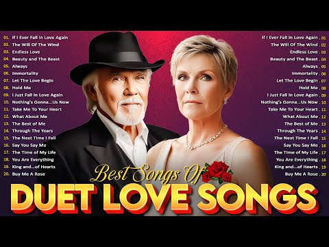 Top 100 Romantic Duet Love Songs Of All Time🌹Kenny Rogers, Anne Muray, James Ingram, Peabo Bryson