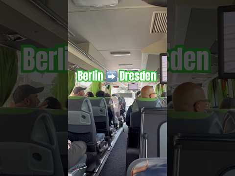 Flixbus-affordable ????way to travel from Berlin to Dresden!!#berlin #europe #flixbus #travelshorts