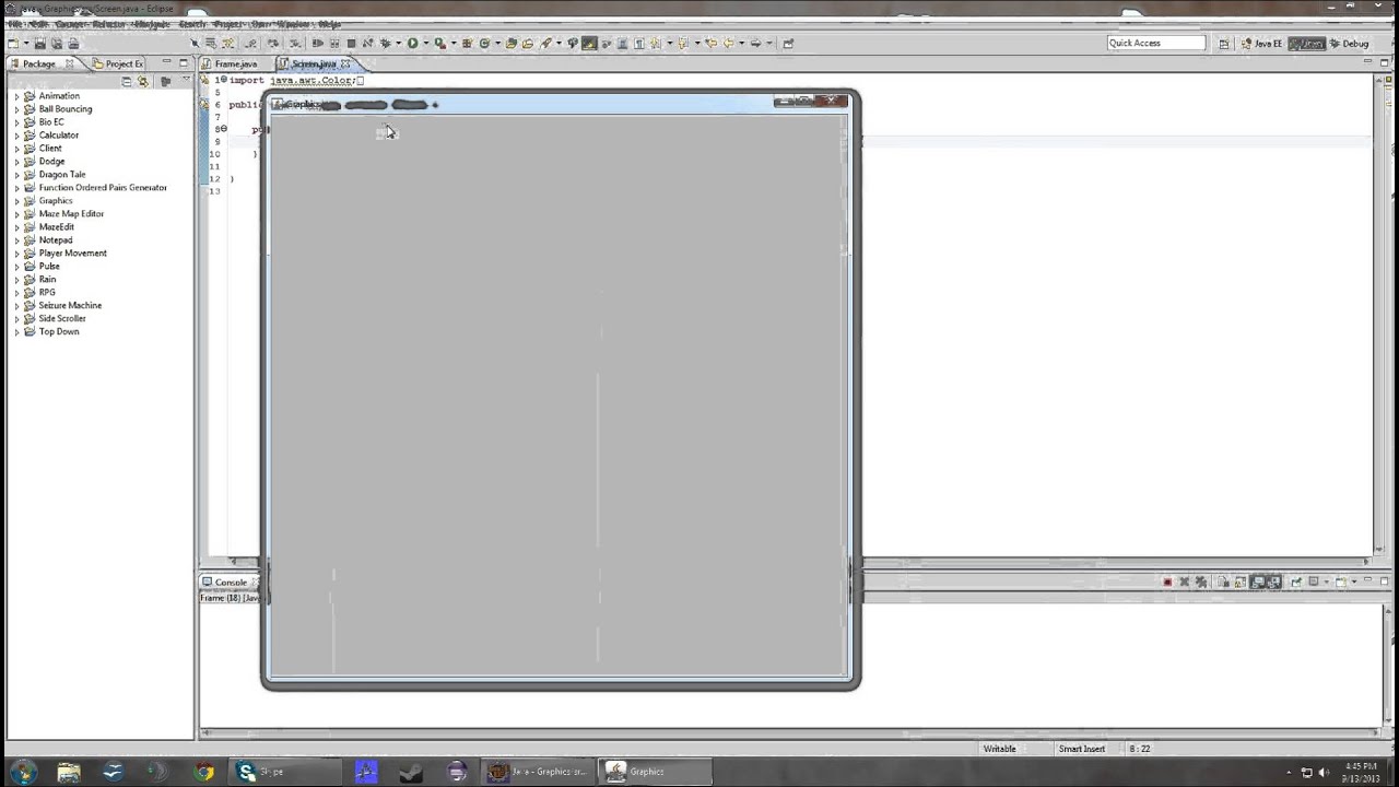 Java 2D Graphics - Drawing Rectangles: Episode 1