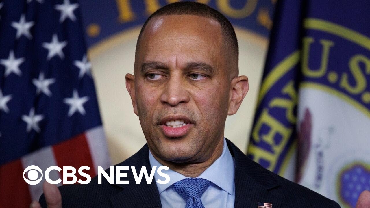 Hakeem Jeffries blames Trump and Republicans for government shutdown before House vote