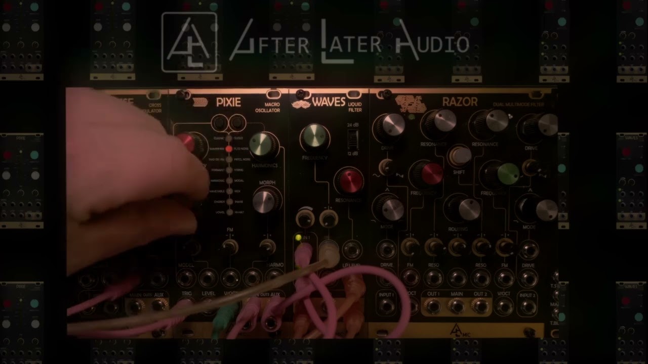 Pixie (1:1 Plaits) and Waves (1:1 Ripples) Together, Create a Full Synth-Voice