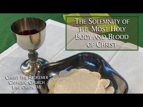 CTR-LO LIVE-STREAMED MASS: The Solemnity of the Body & Blood of Christ, Year C - 06-21-2025