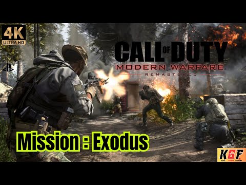 “Exodus Mission 🔥 COD MW2 Remastered PS5 | Brutal Combat in D.C. Streets!”
