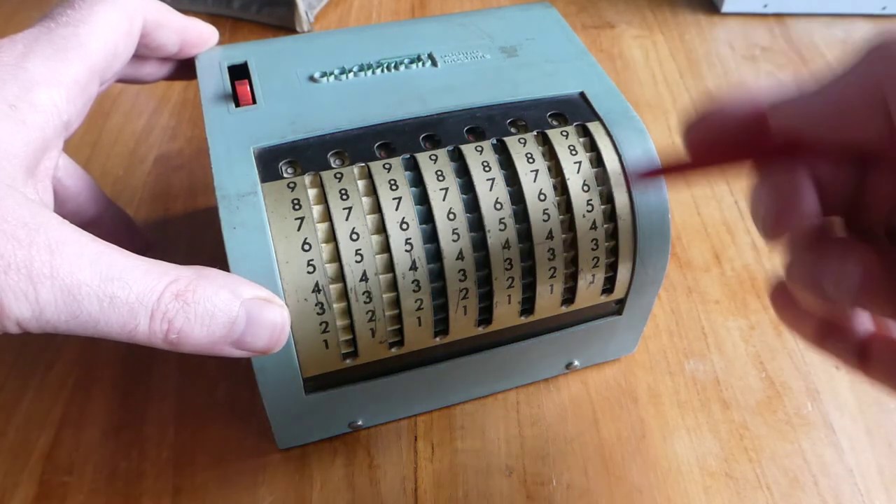 Addimat adding machine and the Schnellrechner