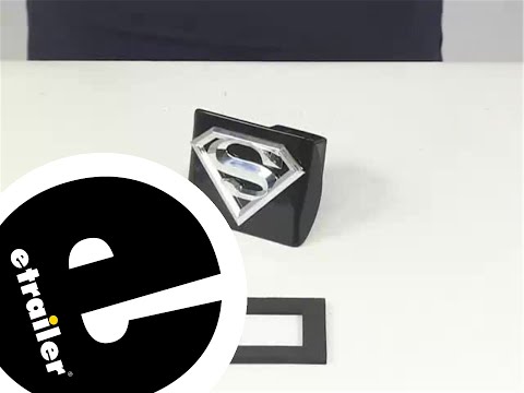 etrailer | Feature Breakdown: Superman Logo Trailer Hitch Receiver Cover