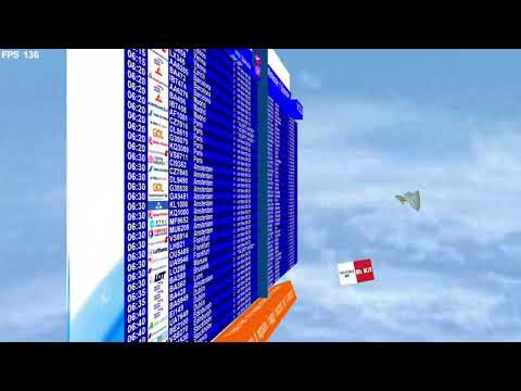 First full 3D Flight Schedule Channel