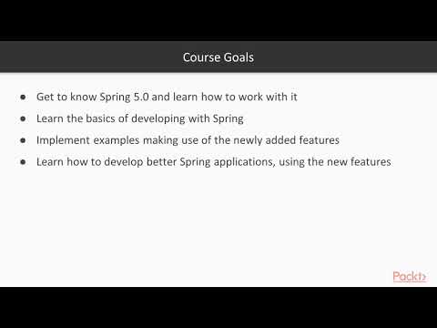 Learn Learn Application Development with Spring 5 The Course Overview | packtpub com - Mind Luster