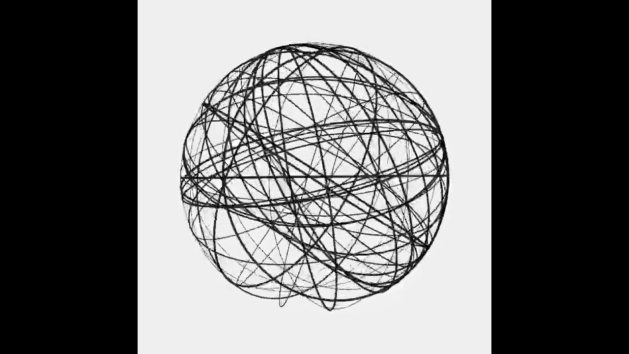 Sphere of ring. #openframeworks #creativecoding #programming