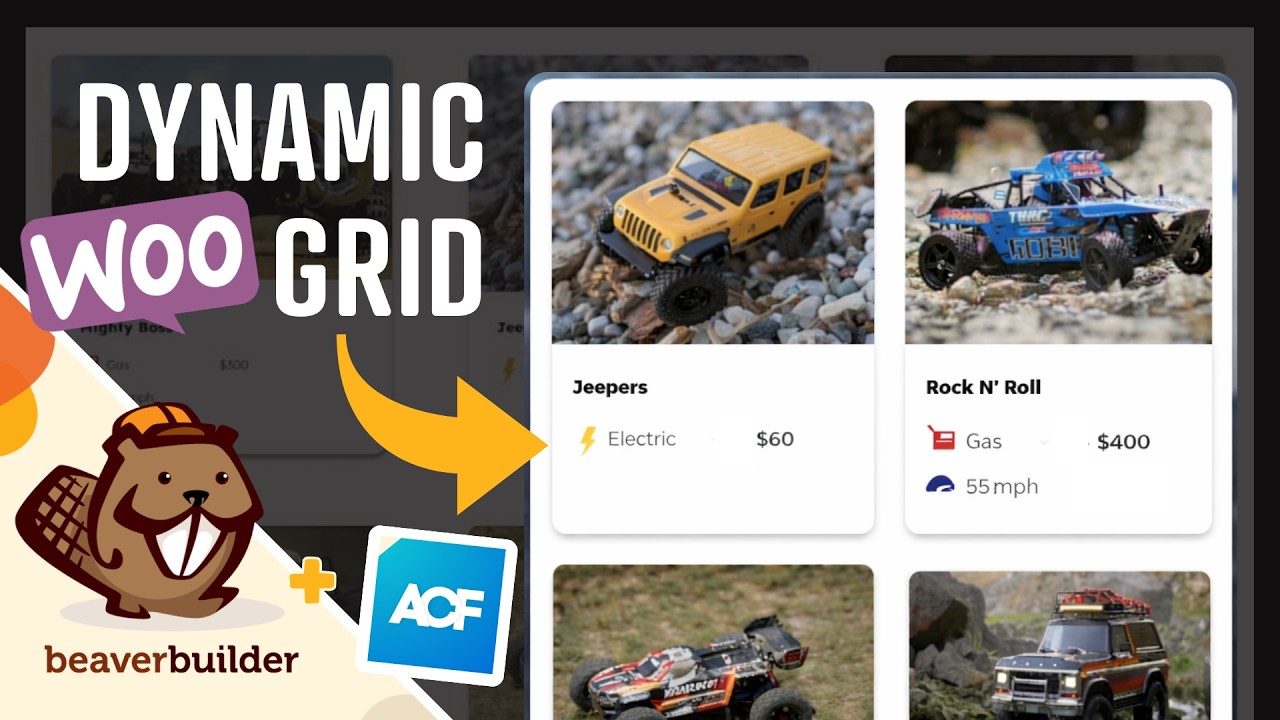 Beaver Builder Loop Module Tutorial: Dynamic WooCommerce Product Grid with ACF