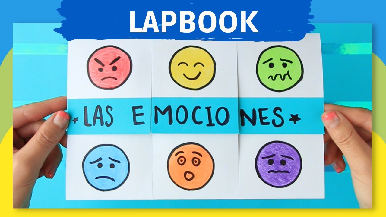 ⭐𝗟𝗮𝗽𝗯𝗼𝗼𝗸 😊 de las 𝗘𝗠𝗢𝗖𝗜𝗢𝗡𝗘𝗦 🥲 Emociones básicas: Ira, alegría, sorpresa, miedo, asco, tristeza