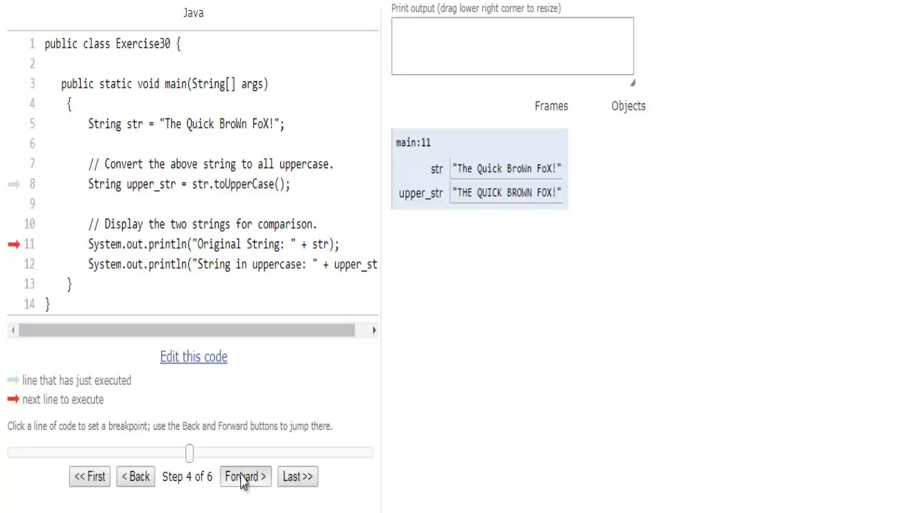 w3resource.com: Java String Exercise-30