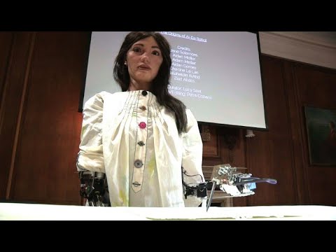 British art dealer unveils pioneering robot artist | AFP