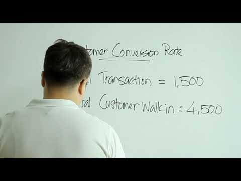 Customer Conversion Rate from RetailSEMINAR VOL01 - Master The Numbers Master Your Business
