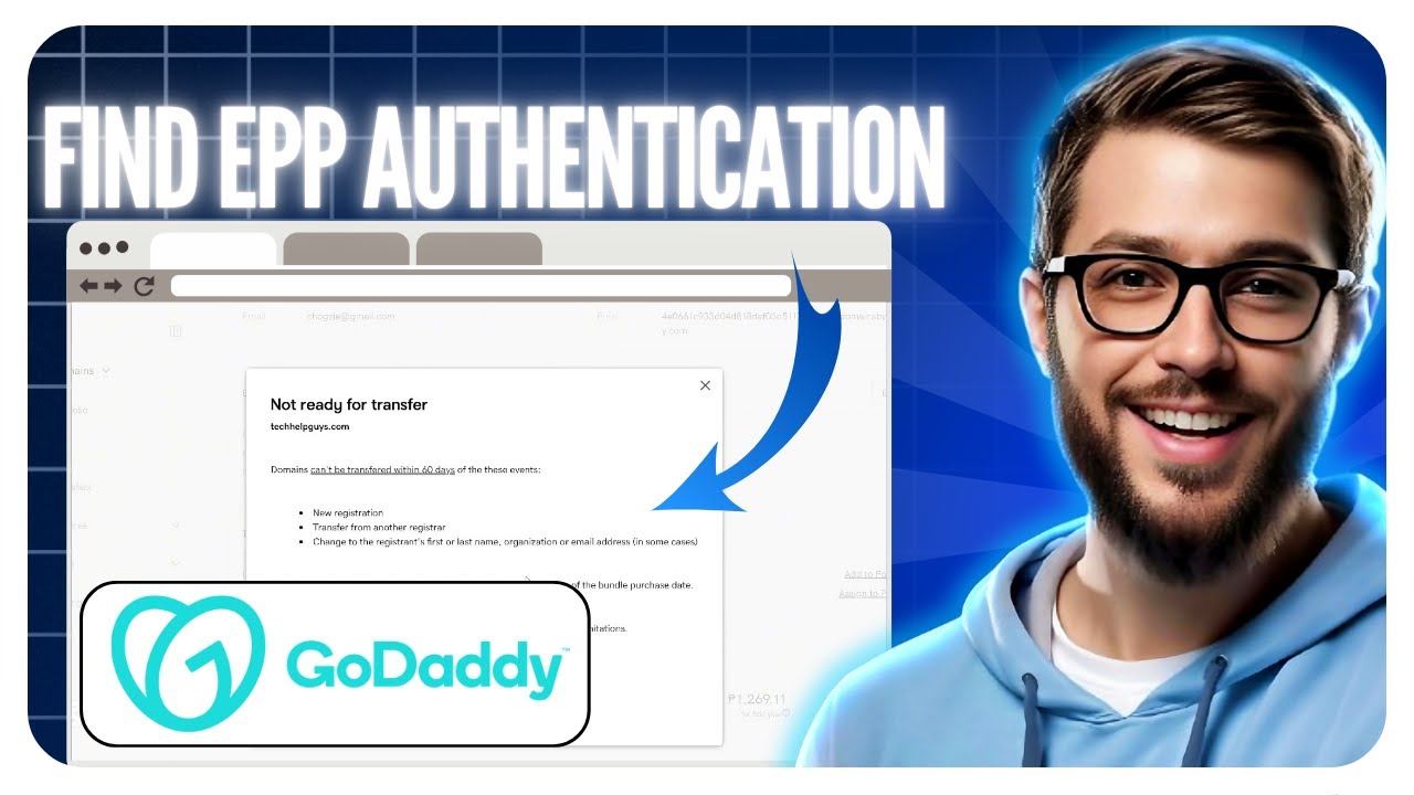 How To Find EPP AUTHORIZATION CODE Of GoDaddy (Quick And Easy)