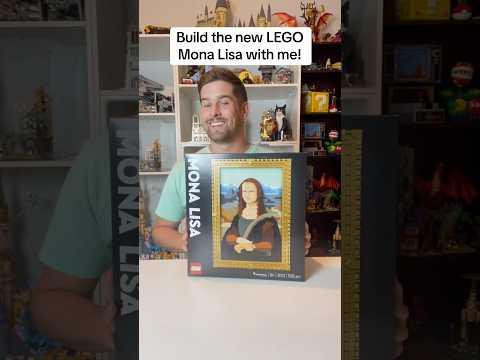 I built the brand new LEGO Mona Lisa! #lego #reviews #rlfm #31213