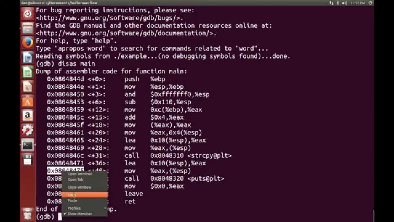 How to exploit a buffer overflow vulnerability - Practical