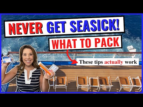 10 THINGS TO PACK TO PREVENT MOTION SICKNESS ON A CRUISE *that actually work*
