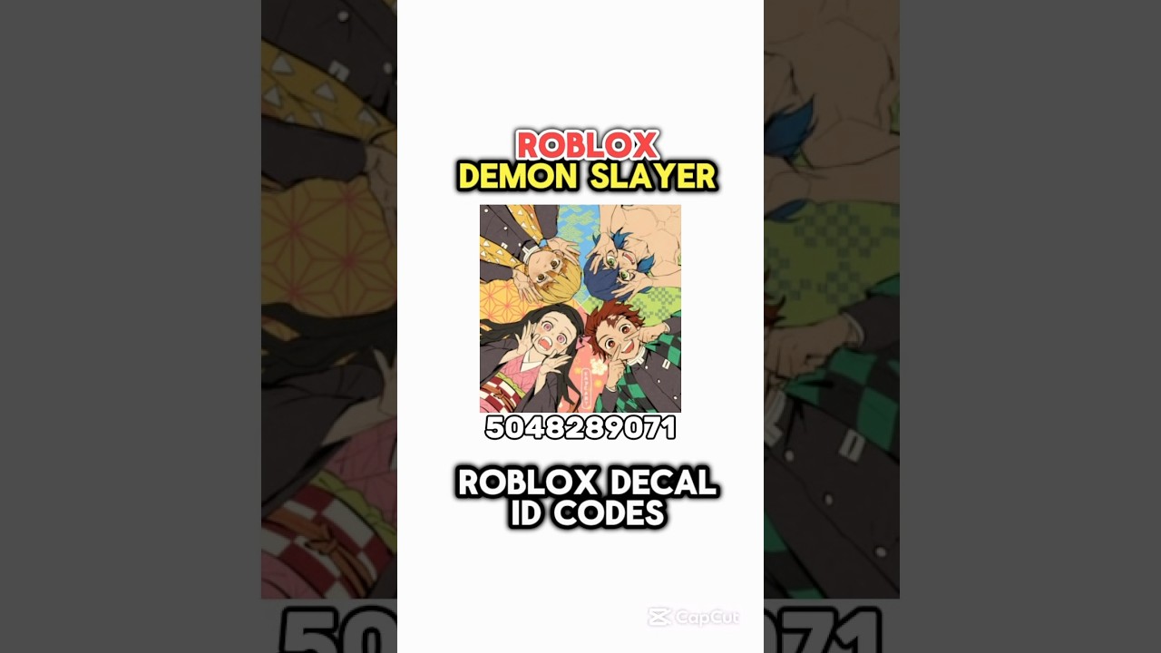 Demob slayer poster id codes roblox💛 #bloxburg #anime #decalid #royalehigh #berryavenuecodes
