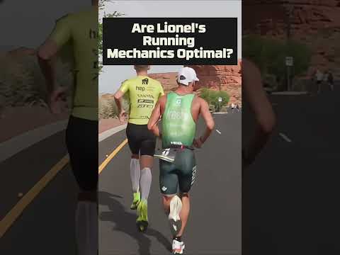 Does Lionel Sanders have optimal running form? #triathlon #running #run