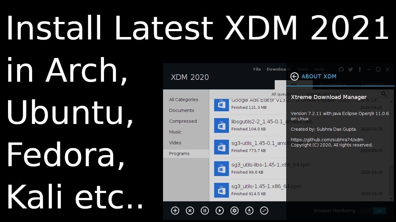 Install XDM on Ubuntu | Install XDM in Linux | Install XDM on Arch | Install XDM on Fedora, Kali
