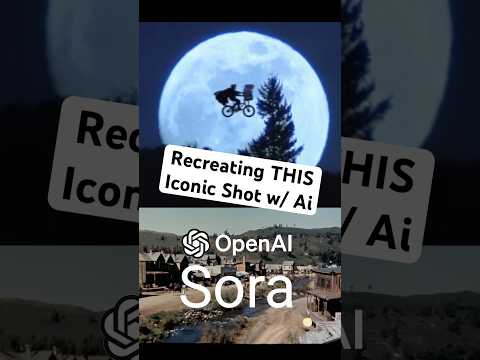 Ai Filmmaker Vs. Human Filmmaker : E.T Edition #openai #sora #stevenspielberg #cinematography