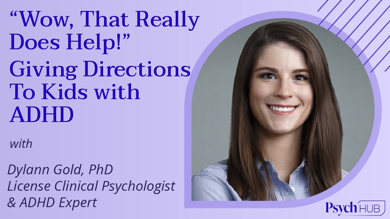 How to Help Your Child With ADHD Follow Directions