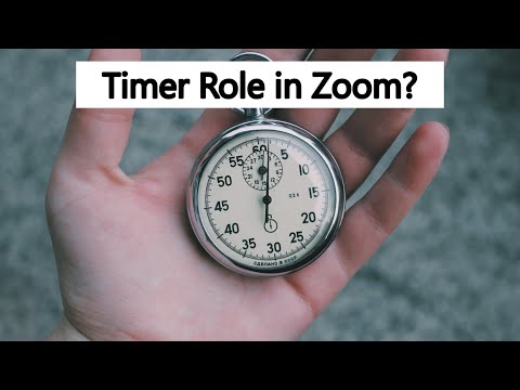 Timing Technique for Zoom Meetings – Brinker Toastmasters