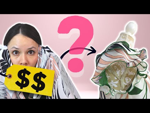 What's the MOST EXPENSIVE fabric I ever bought? AND...see what I sewed with it!
