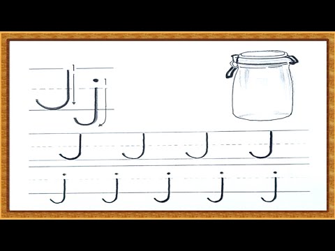 Tracing | Tracing Letter J | Practice Writing Letter J | Tracing Letters For Kids