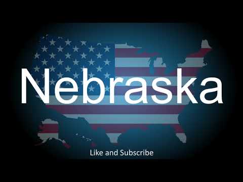 How to correctly pronounce the State in America - Nebraska.
