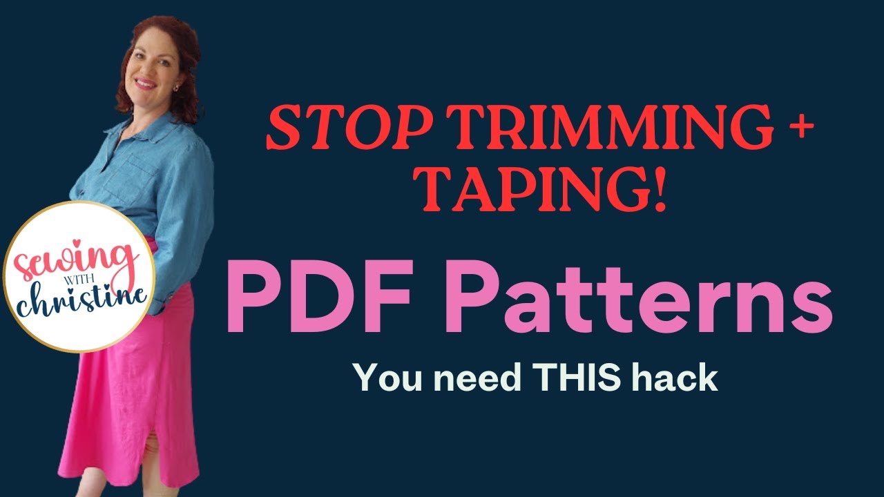 PDF Sewing Patterns explained  How to Print, Assemble, and Store Digital Patterns