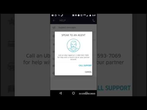 How to contact Uber Support #shorts