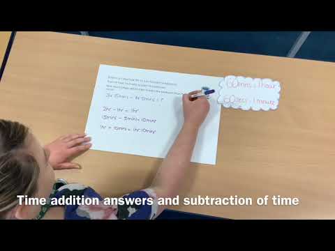 Year 4 Maths - Time - Subtracting Time