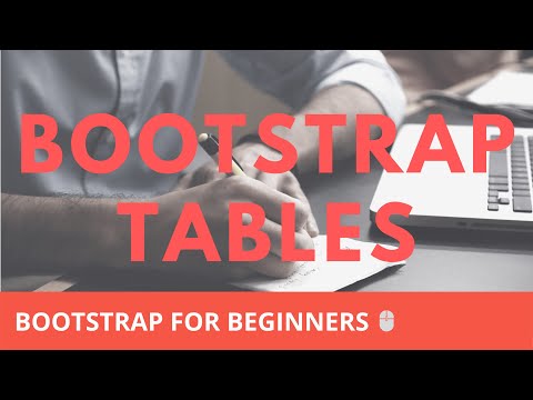 Bootstrap 4 Tables | Bootstrap 4 Tutorial For Beginners