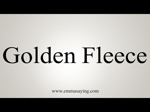 How To Say Golden Fleece
