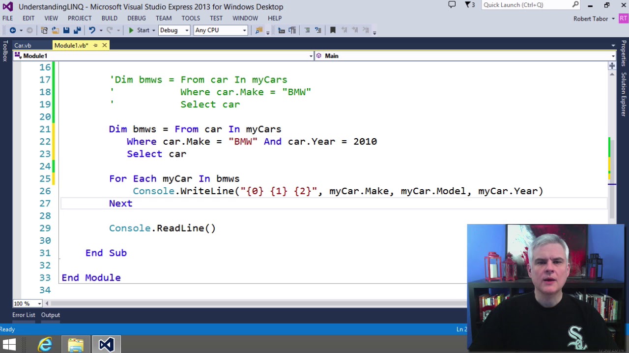 23 Filtering and Managing Data in Collections using LINQ